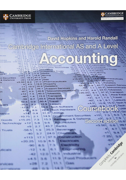 Cambridge International AS and A Level Accounting Coursebook (Second ...