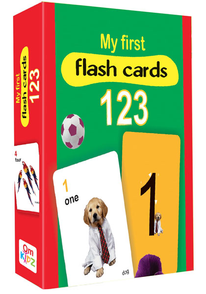 Flash Cards: My First Flash Cards 123 Cards