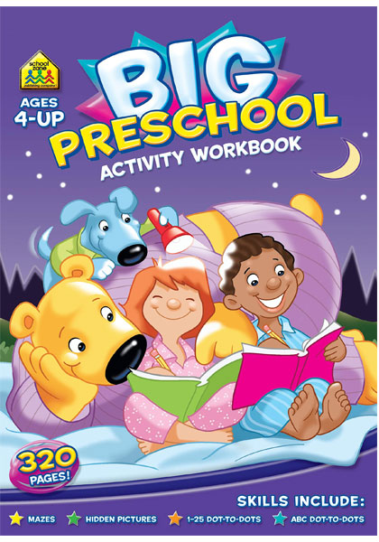 School Zone: Big Preschool Activity Workbook (Ages 4 - Up)