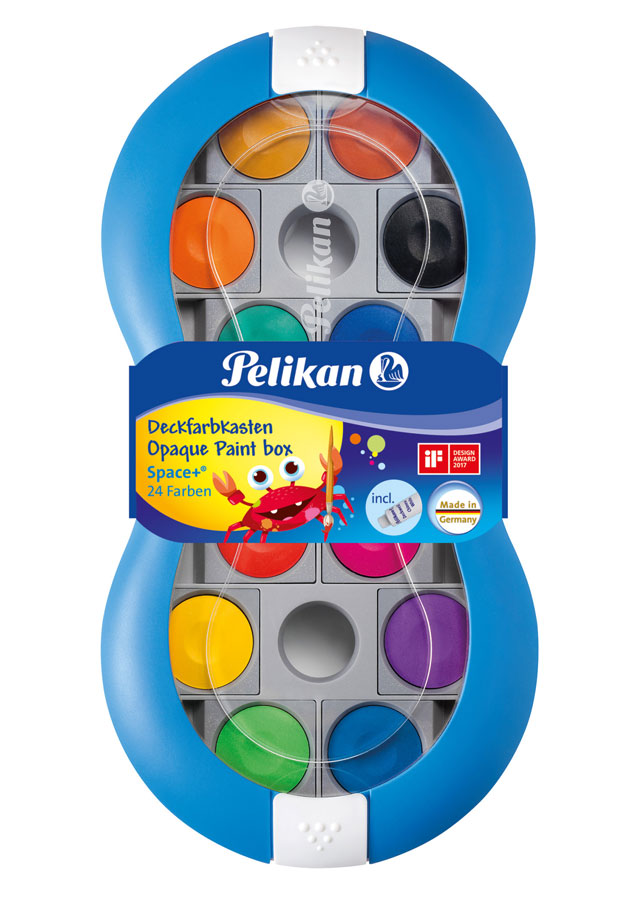 Pelikan Opaque Paint Box Space+ Blue 24 Colours