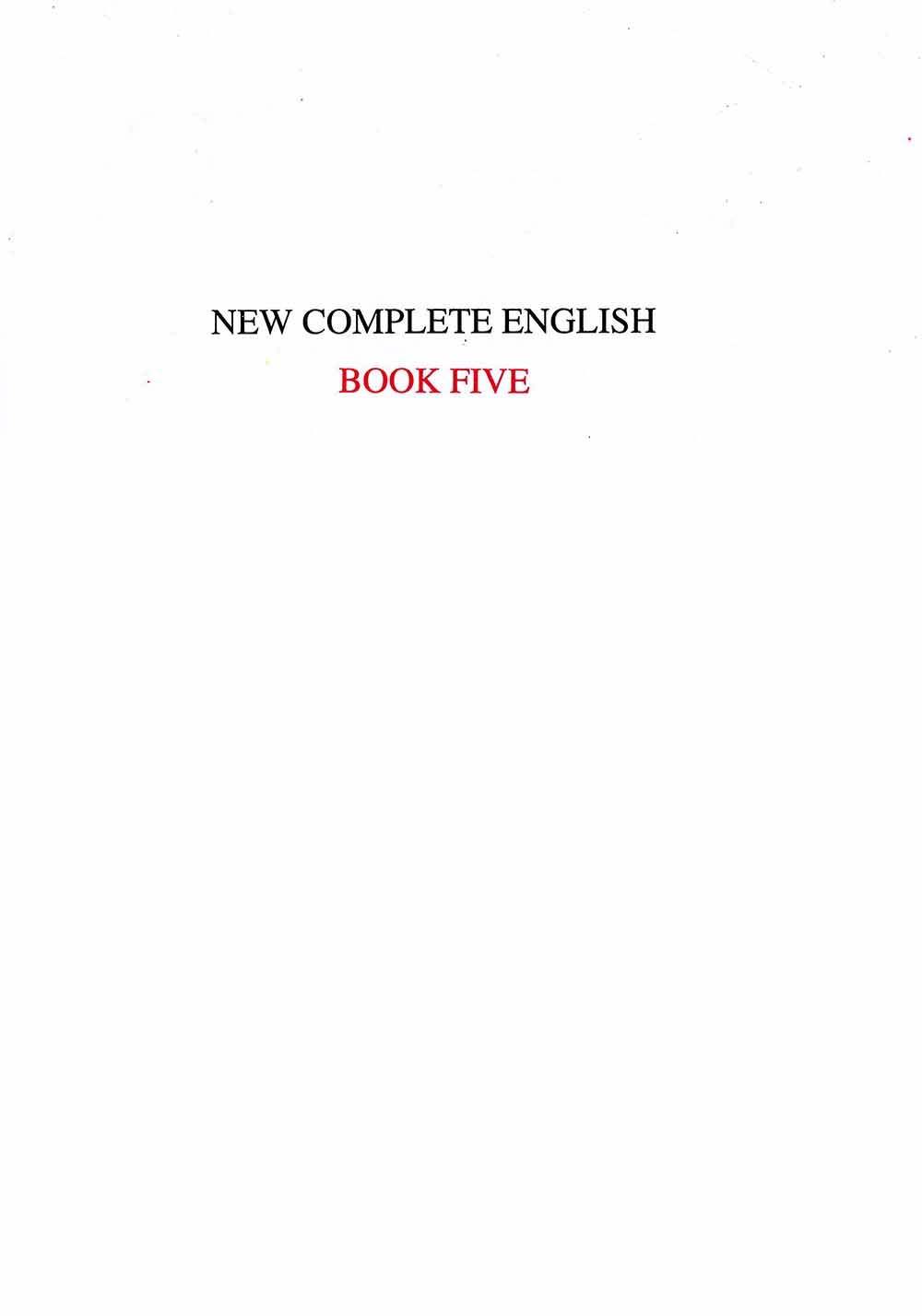 New Complete: English Book Five (New Full-Colour Edition)