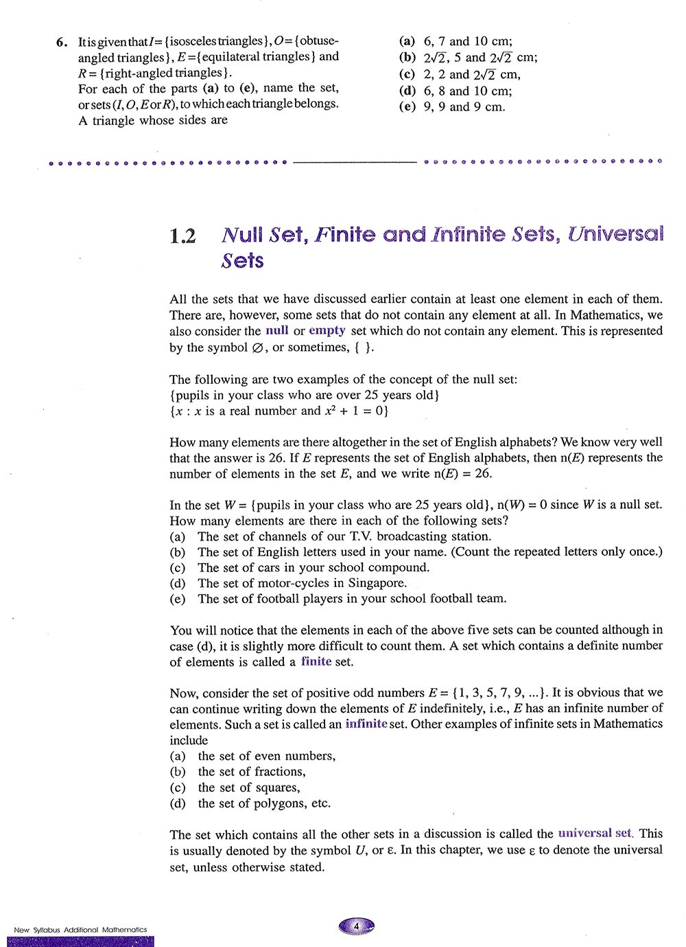New Syllabus Additional Mathematics 7th Edition 